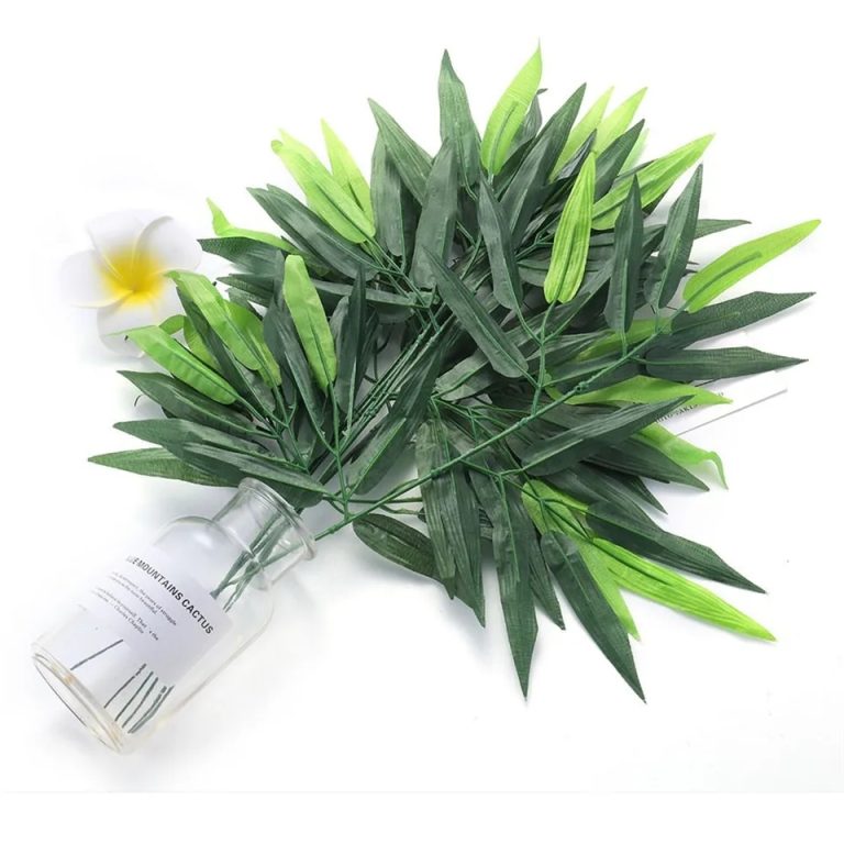 Artificial Bamboo Leaf DIY Plastic Fake Bamboo Branches - Mr.BLOSSOM